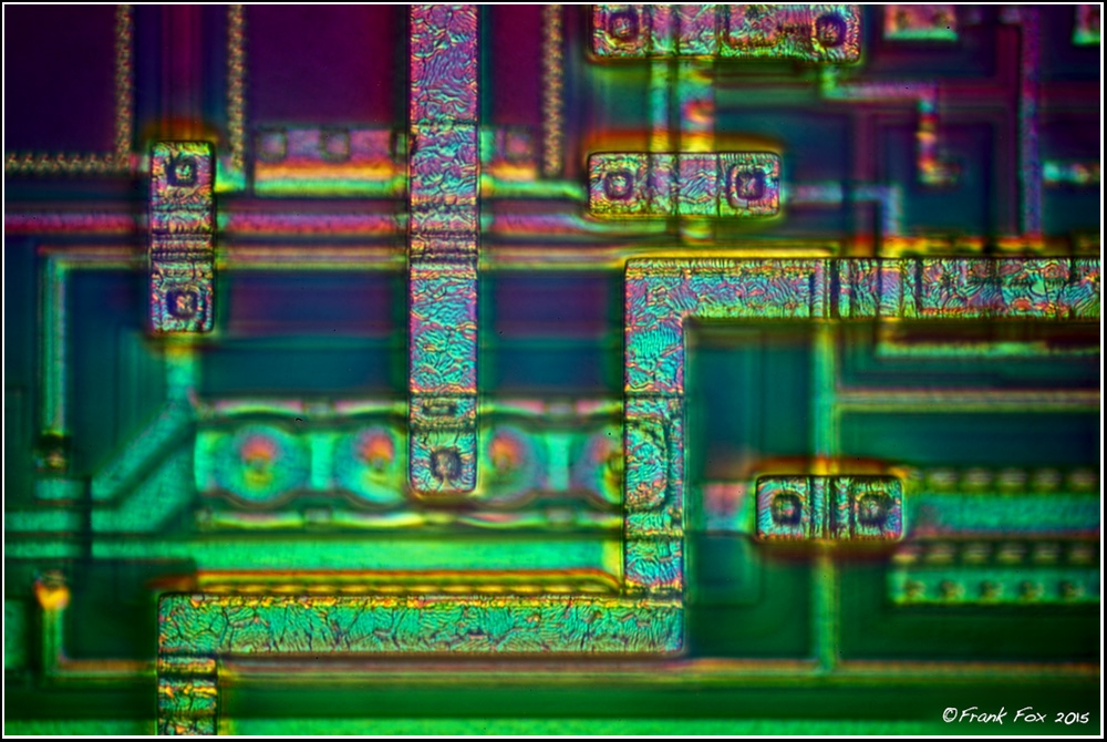 Strukturen eines Halbleiter-Wafers